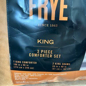 Frye | Bedding | Frye 3 Pc King Faux Fur Bedding Set Cream Color | Poshmark